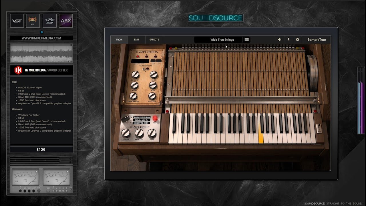 SampleTron 2- IK Multimedia - YouTube