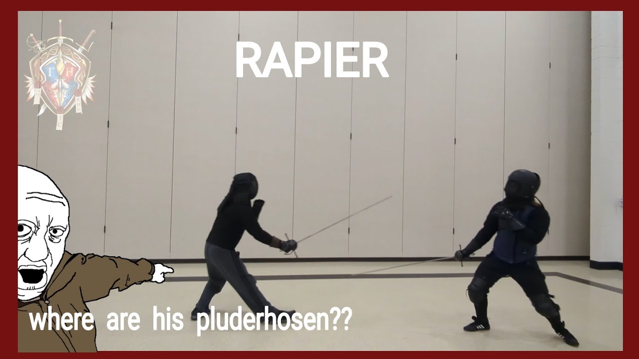 HEMA - Kyle vs. Tanner - Rapier Sparring - YouTube