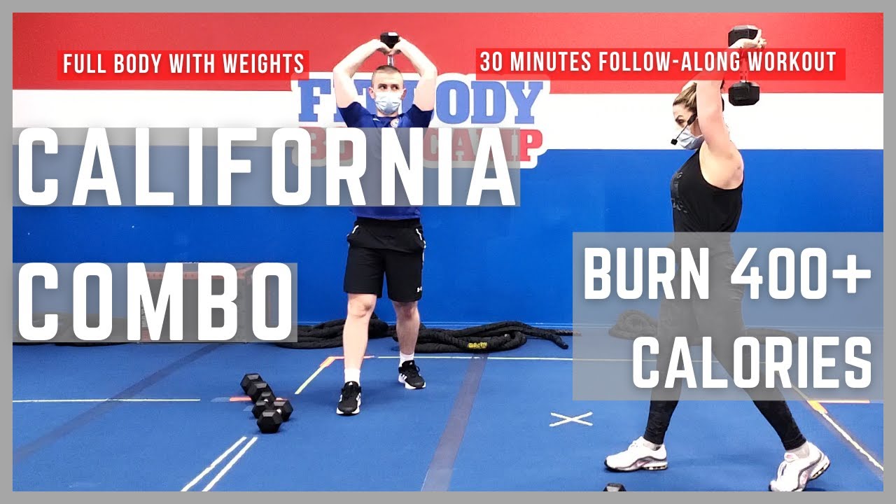 Burn 400+ Calories in 30 Minutes - California Combo - Follow-Along Full ...