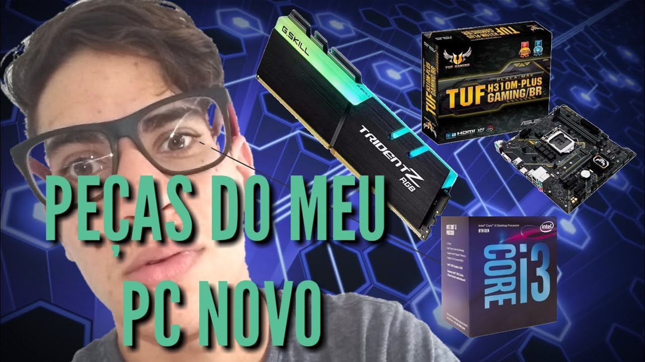 unboxing peças do meu PC - YouTube