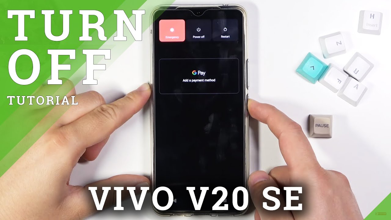 VIVO V20 SE - How to Power Off & Turn Off Device - YouTube