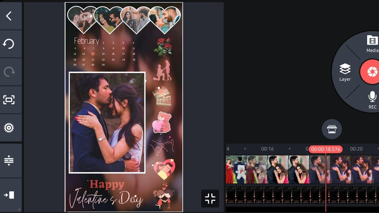Valentine's Day Video Editing | Valentines Day Ke Liye Status Video Kaise Bnaye | Love Video ...