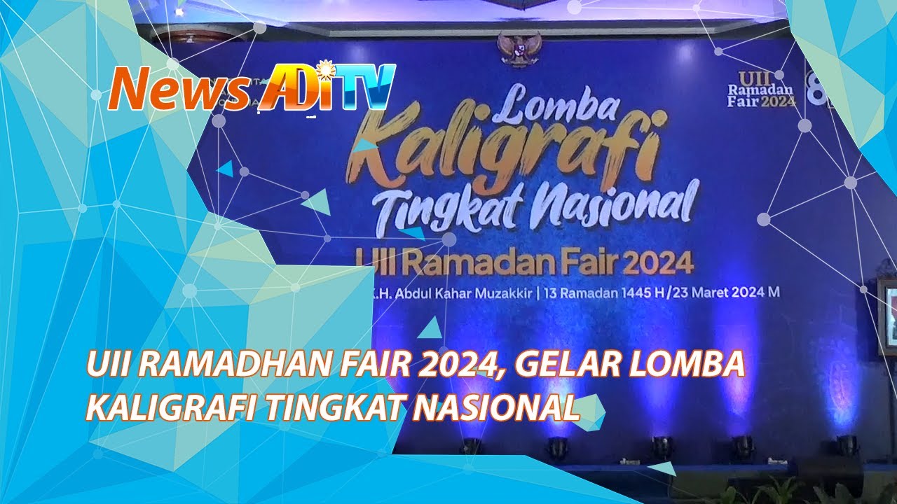 UII RAMADHAN FAIR 2024, GELAR LOMBA KALIGRAFI TINGKAT NASIONAL - YouTube