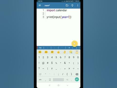 How to Create a Calendar in Python | #Shorts - YouTube