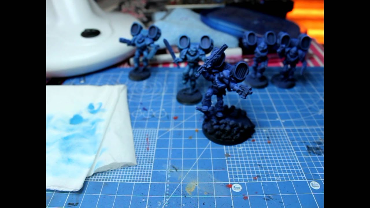 How to paint Ultramarines Ichiban Painitng style pt1 - YouTube