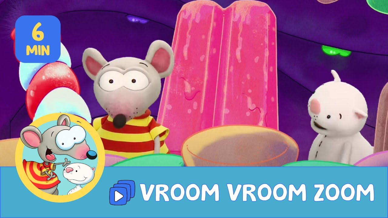 Toopy and Binoo | The Red Sock | Vroom Vroom Zoom - YouTube