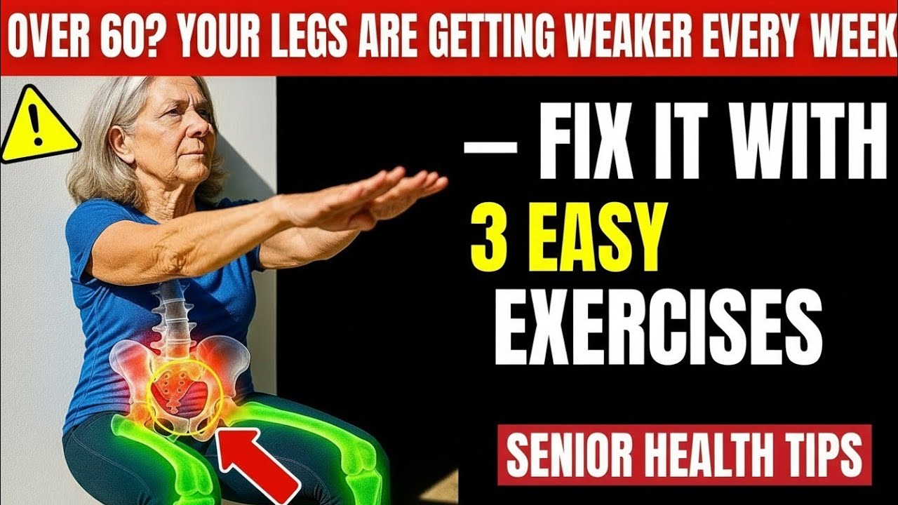 Over 60? Your Legs Are Getting WEAKER Every Week — FIX It with 3 Easy ...