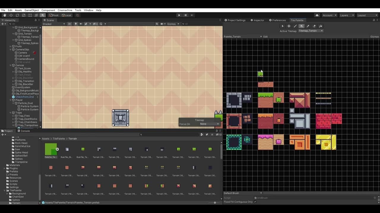 Unity Tilemap 42 AutoTile成果示範 - YouTube