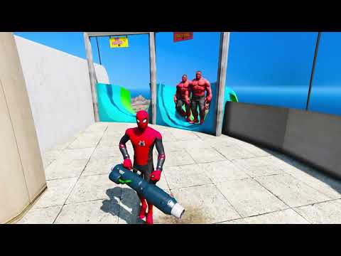 GTA 5 Spiderman Epic Jumps Compilation PART 01(GTA V Fails Funny Moments)