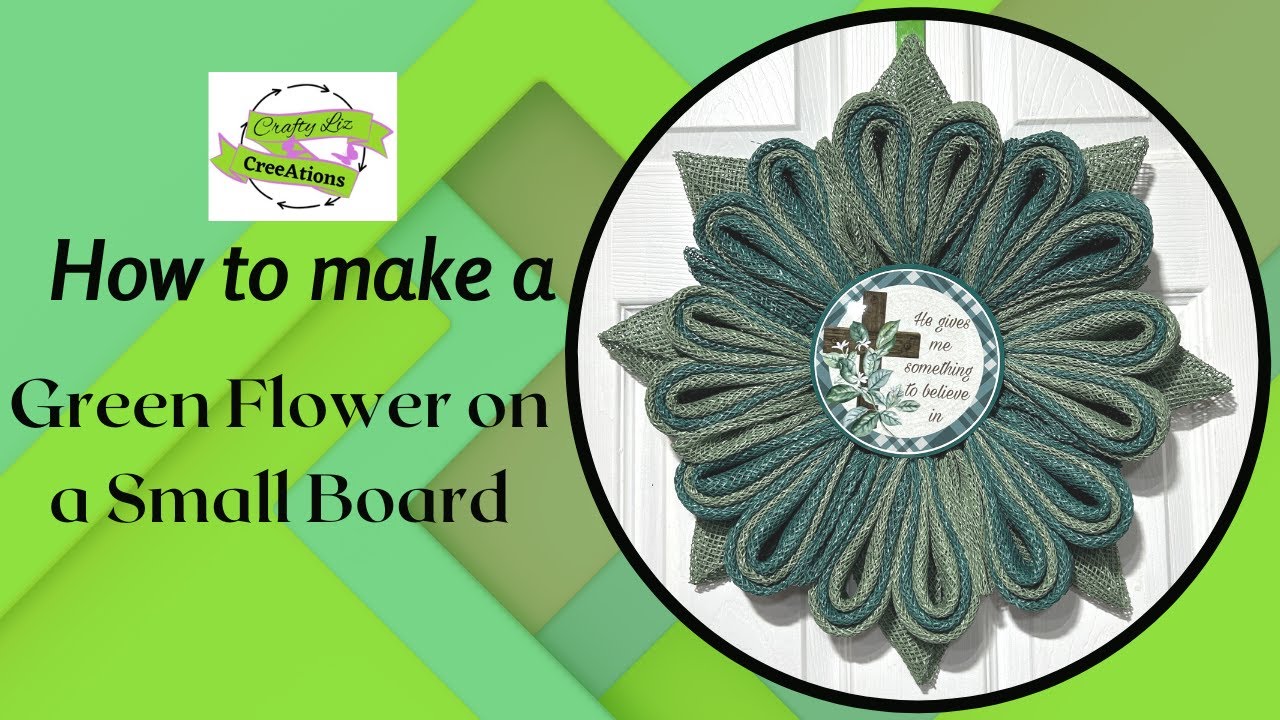 Live Replay | How to make a Green Flower on a Small Board - YouTube