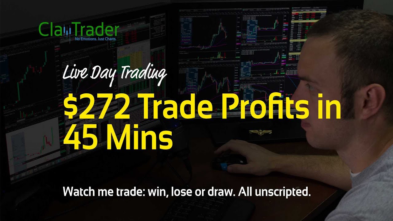 Live Day Trading - $272 Trade Profits in 45 Mins - YouTube