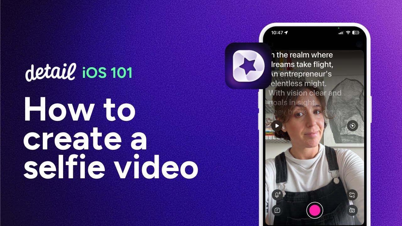 Detail iOS 101 | Part 2 – Create a Self Recording Video - YouTube