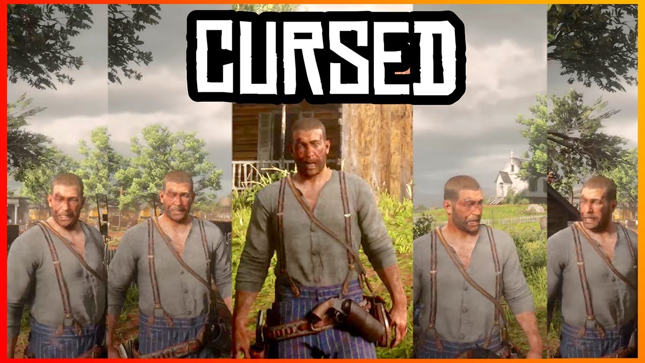 Arthur’s Face Gets Stuck Looking Horrified | Red Dead Redemption (RDR2 ...