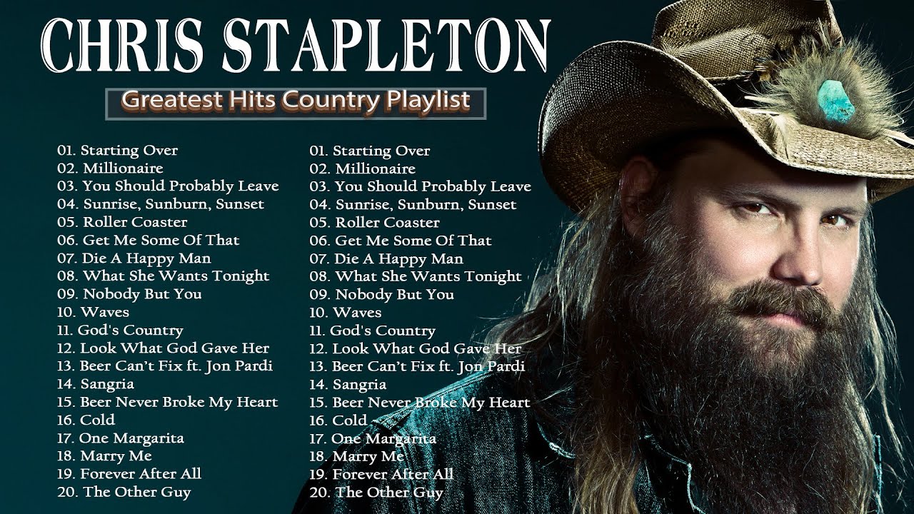 Chris Stapleton Top 100 Country Songs - Chris Stapleton Country Music ...