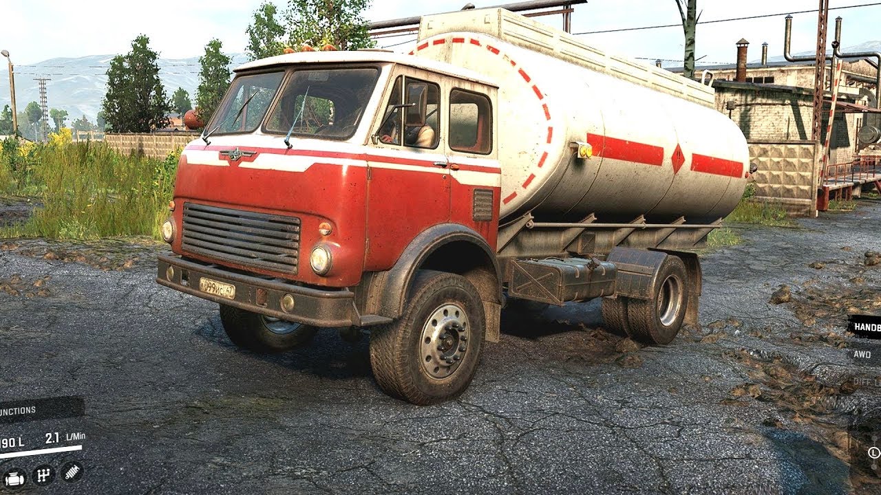 SnowRunner - ZIKZ 5368 Tanker Truck - YouTube