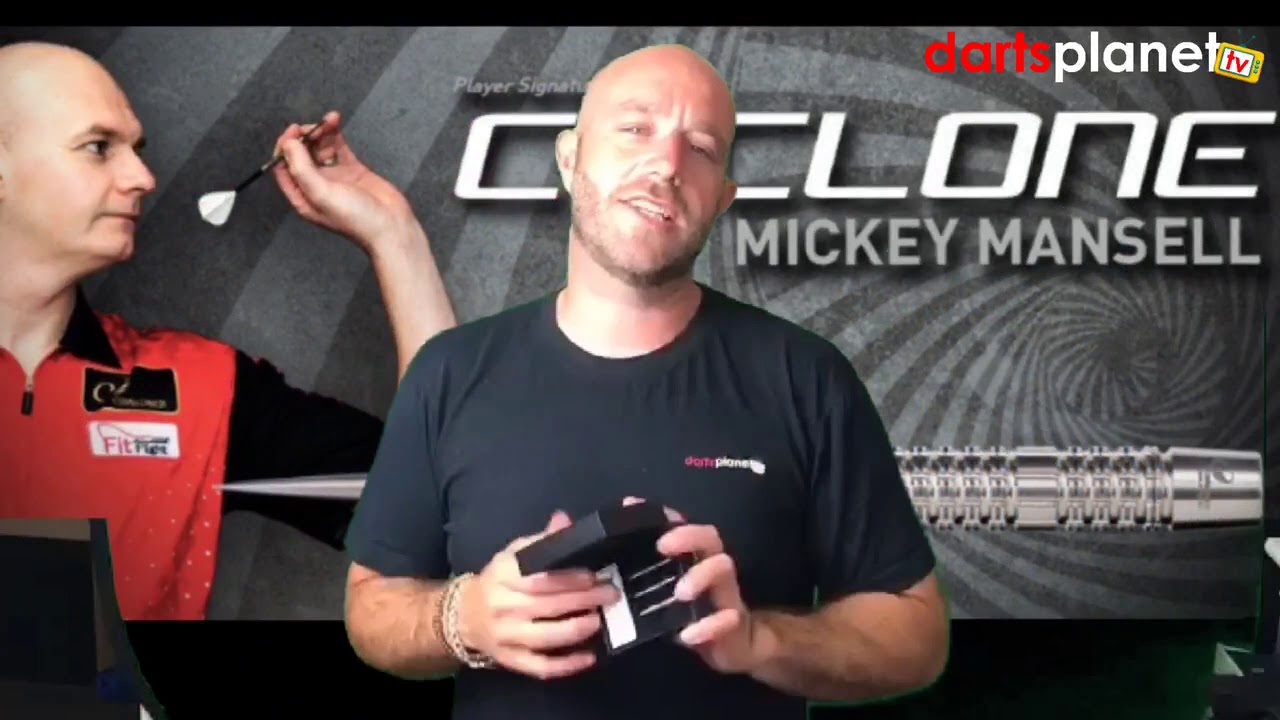 MICKEY MANSELL CYCLONE DARTS REVIEW WITH ADAM WHITE - YouTube