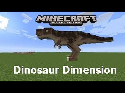Minecraft PE | the Dinosaur Dimension ??? - YouTube