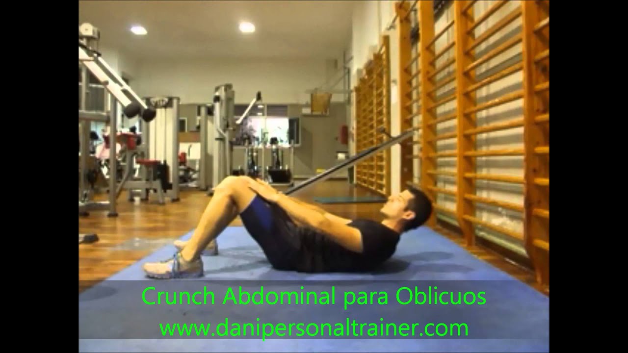 Crunch Abdominal Lateral - YouTube