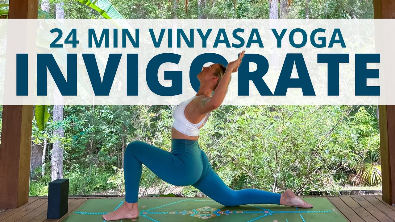 Invigorating Vinyasa Yoga Practice (24 minutes).. Ashley Freeman - YouTube