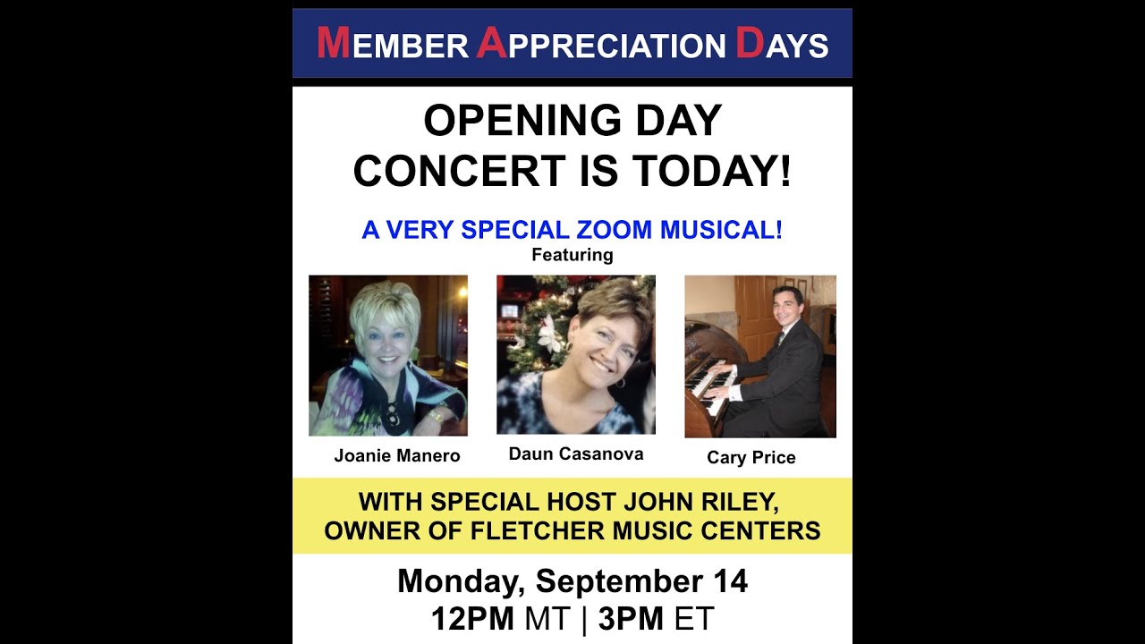 M A D Zoom Musical Opening Concert! (September 14, 2020) - YouTube
