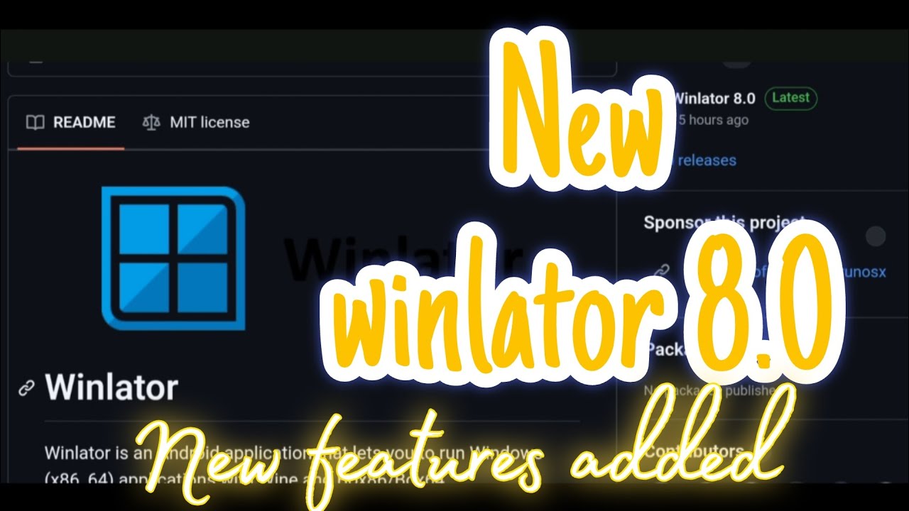 Setup *New* winlator 8.0 on Android l more optimize emulator l Easy ...