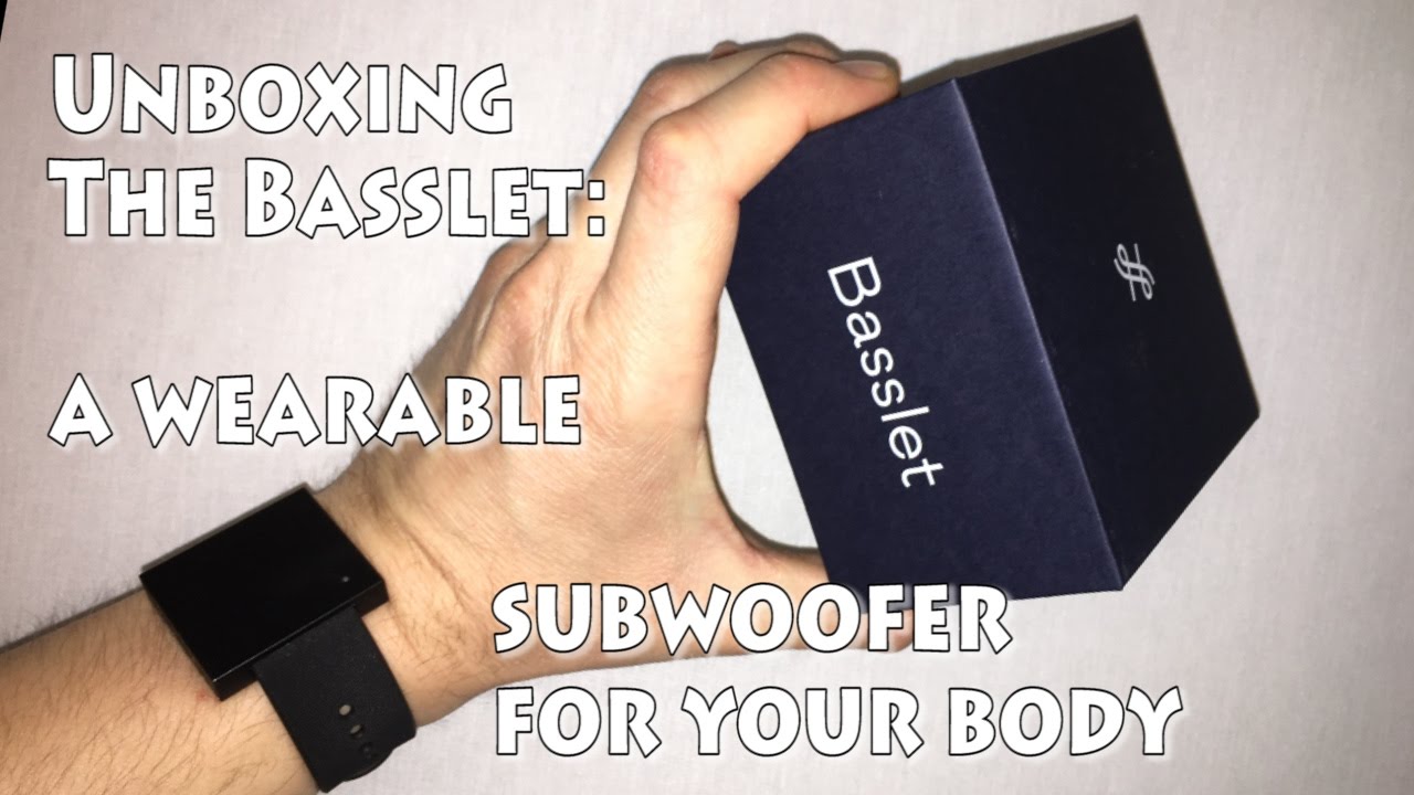 Unboxing: The Basslet - a wearable subwoofer for your body - YouTube