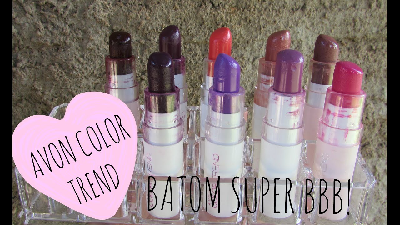 BATONS AVON COLOR TREND - YouTube