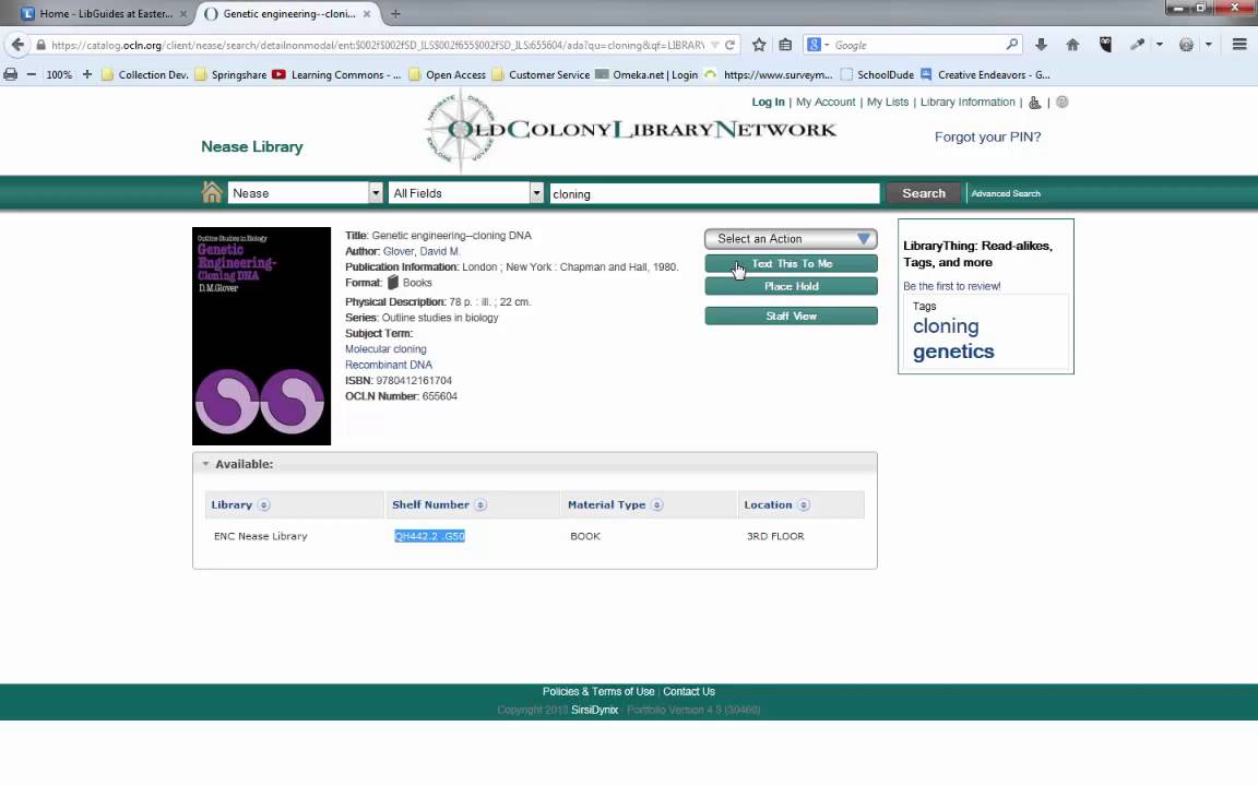 Nease Library Getting Started #4- Find Books - YouTube