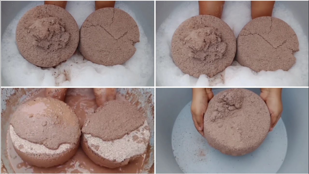 Uff extra dusty 😷 brown grainy texture Cake crumble dry and bubble ...