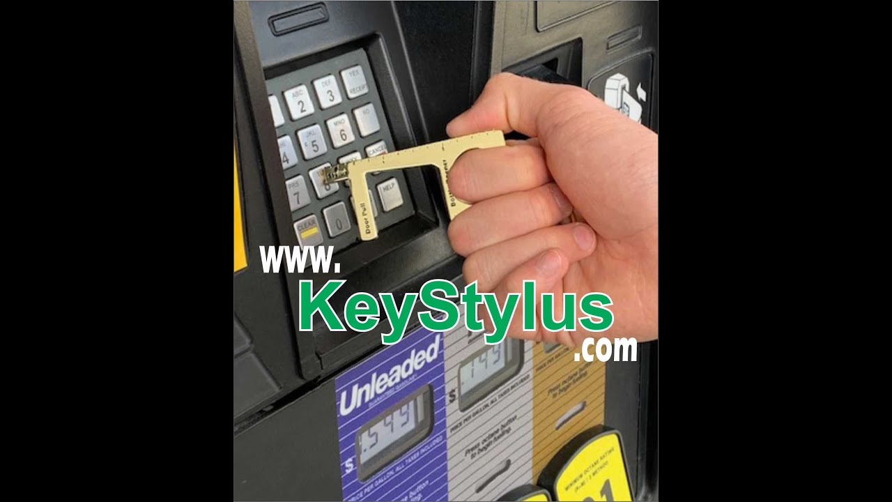 Key Stylus by Custom Medals ~ No-Touch Door Opener Keychain - YouTube