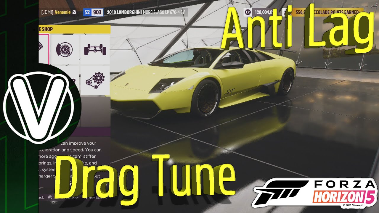 Forza Horizon 5 | Lamborghini Murcielago SV Drag Build And Tune *Anti ...