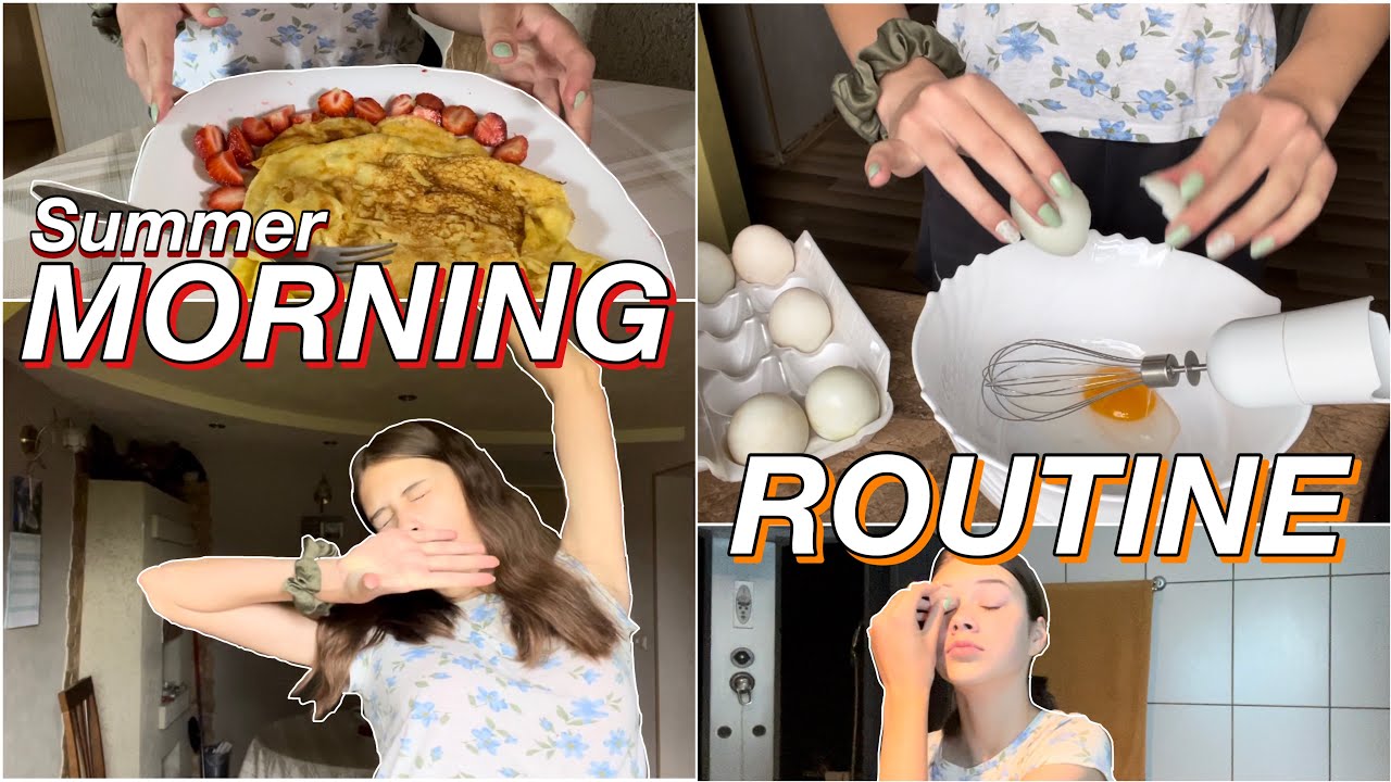 MY PRODUCTIVE SUMMER MORNING ROUTINE 2023 - YouTube