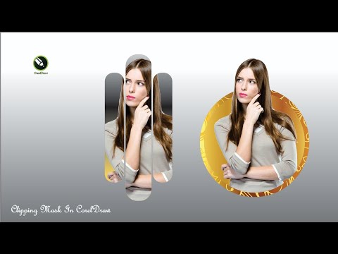 PoP UP PowerClip | Circle PowerClip in CorelDraw | Corel Draw v18 - YouTube