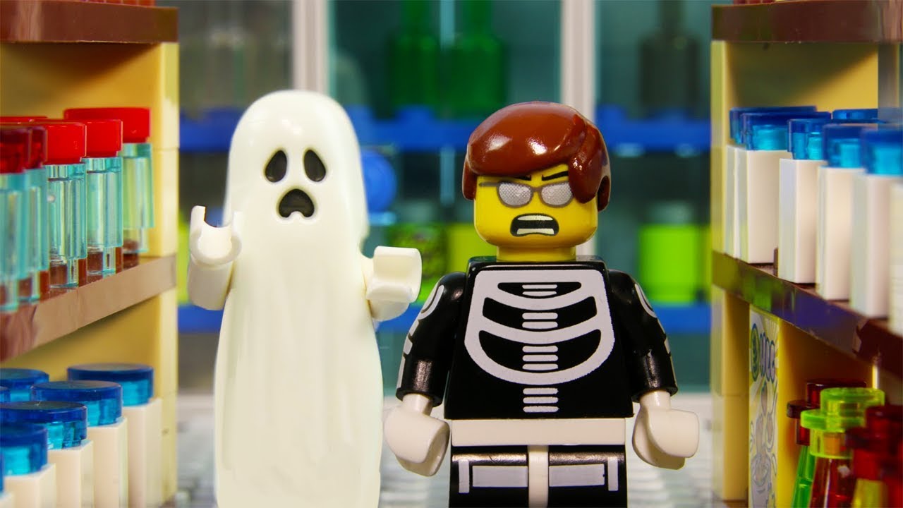 LEGO Halloween Shopping Fail STOP MOTION LEGO Supermarket Fail | LEGO ...