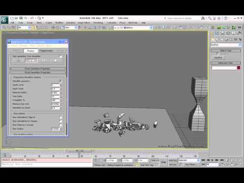 RayFire 1.55 - Time Delay for Interactive Demolition - YouTube