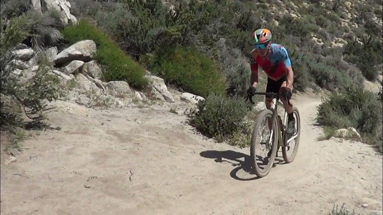Stetina's Paydirt gravel race.5/18/24 Top 5 at Craggy rock, half way up ...