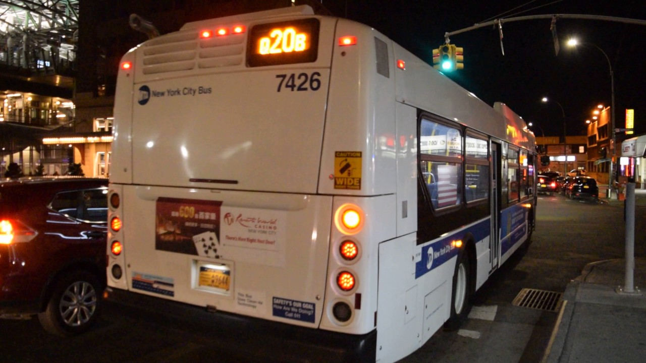 Bronx/College Point-bound XD40/XD60 (6013/7426) Q20B/Q44 +SBS buses at ...