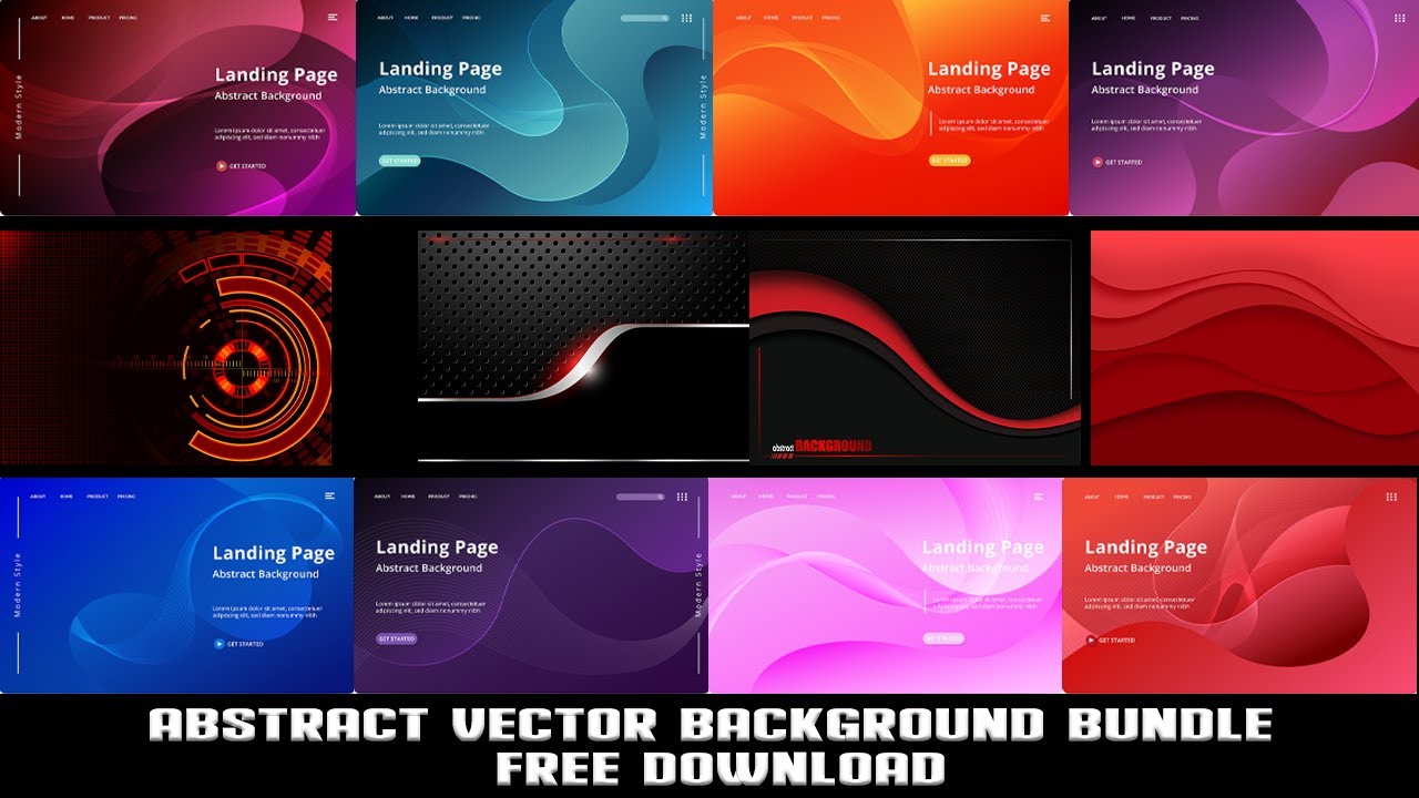 60+ Abstract Vector Background Photoshop Tutorial - YouTube