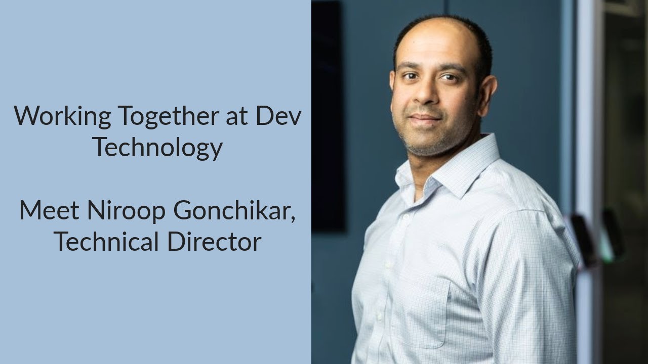 Niroop on Working Together at Dev Technology - YouTube