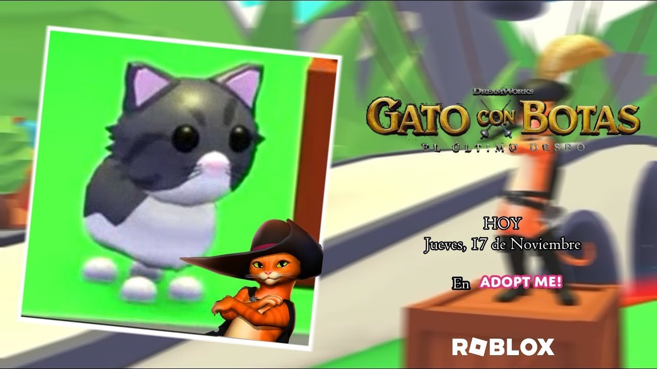adopt me evento del gato con botaz - YouTube