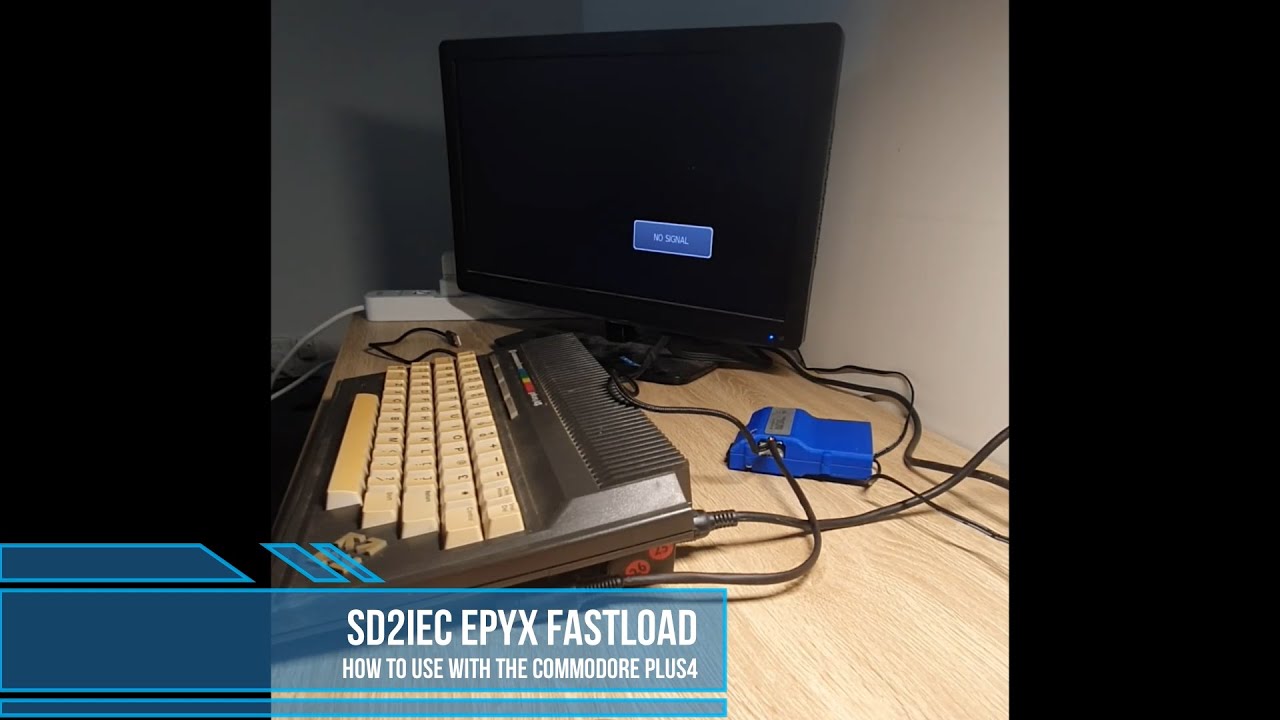 Using the SD2IEC Epyx Fastload Cartridge on a Commodore Plus 4 or C16 ...