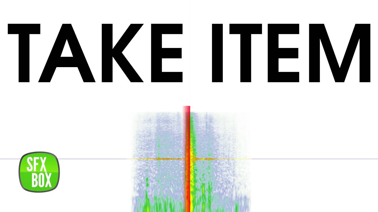 Take Item Sound Effect - YouTube