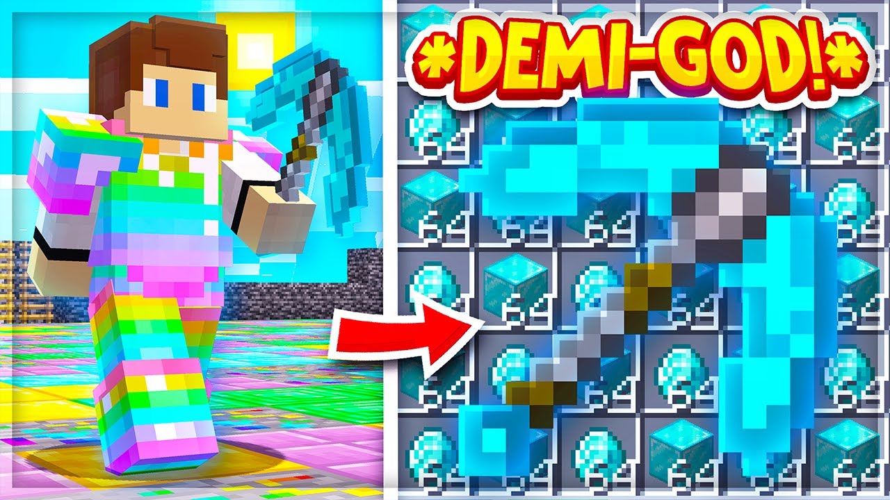 BUILDING THE *DEMI GOD* PICKAXE ON SOTW! | Minecraft Prison | OpLegends ...