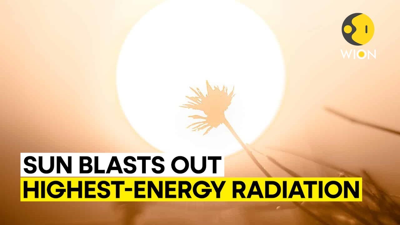 Sun blasts out highest-energy radiation ever recorded | WION Originals ...