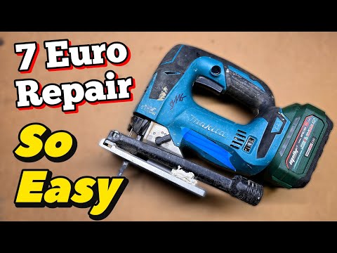 Looks like this makita jigsaw is worn out, but it only costs 7euro to fix it. 