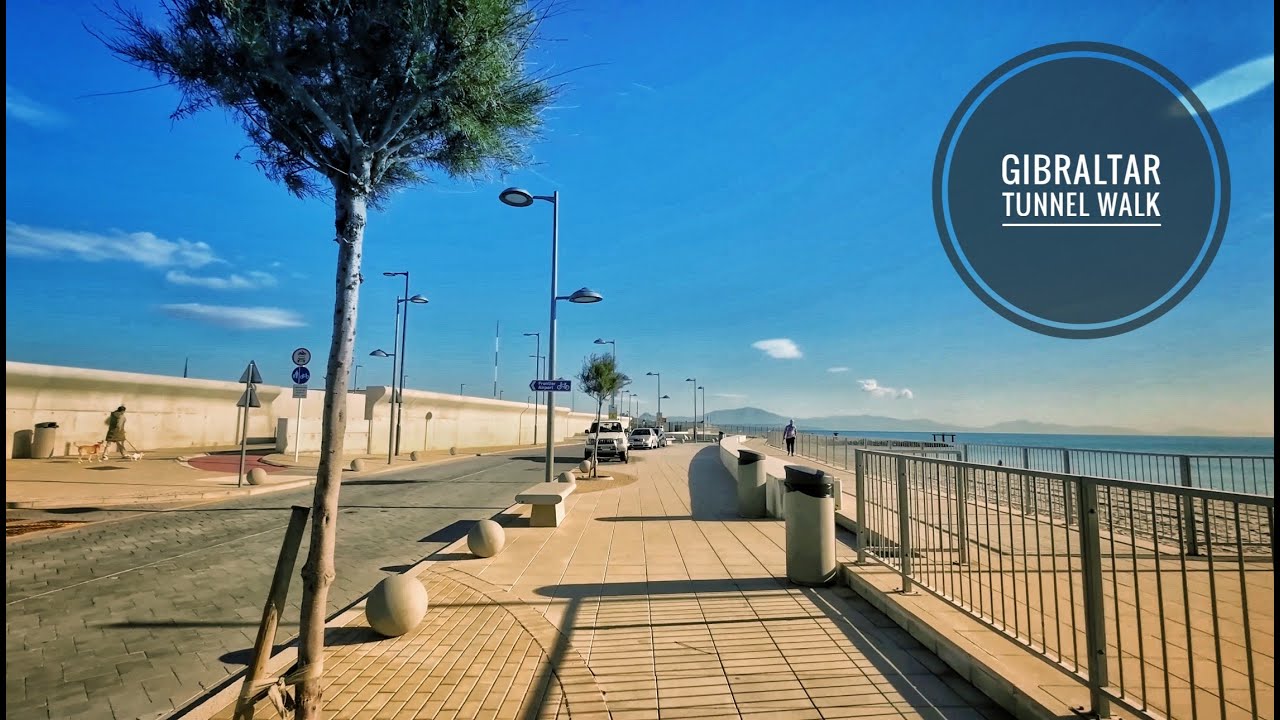 [4K] Gibraltar - a walk from Devil's Tower Road to the border (via the ...