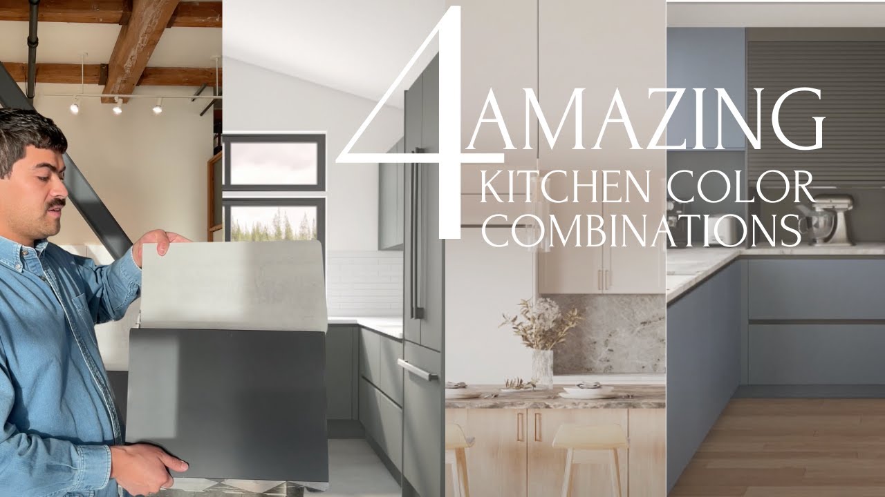4 Best Kitchen Color Combinations in 2023 for Modern Kitchens - YouTube