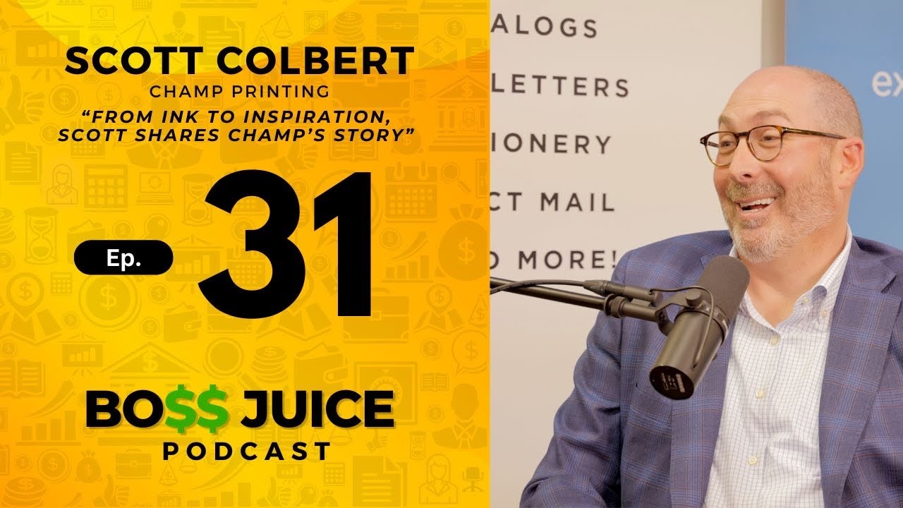 Scott Colbert | Champ Printing | From Ink to Inspiration - YouTube