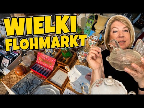 Büyük Flohmarkt 🇩🇪. Çok fazla şey ve büyük, güzel alışverişler 🛍️😃. Bölüm 2