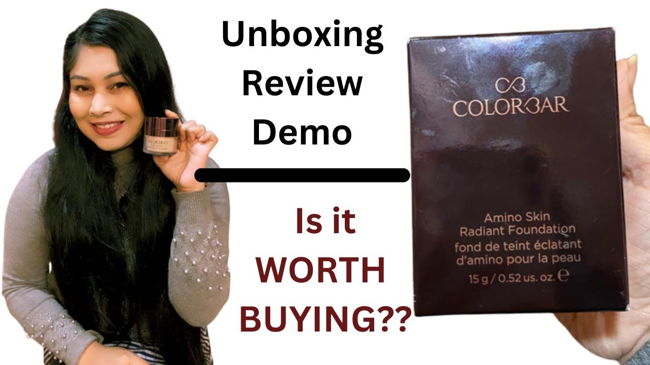 Colorbar amino skin radiant foundation review #colorbarcosmetics # ...